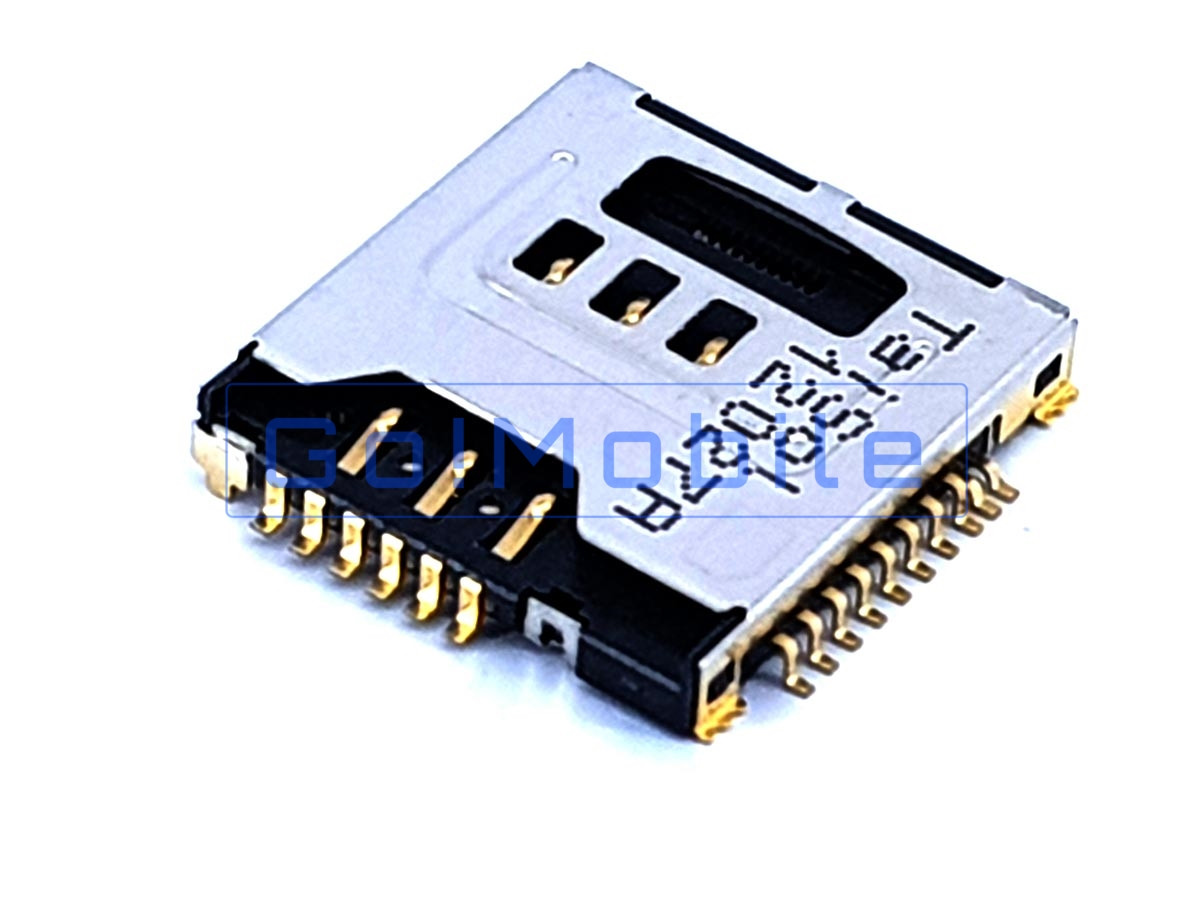 Коннектор SIM Samsung S5230, C3010, LG KP500, C3011 + Коннектор Flash ...