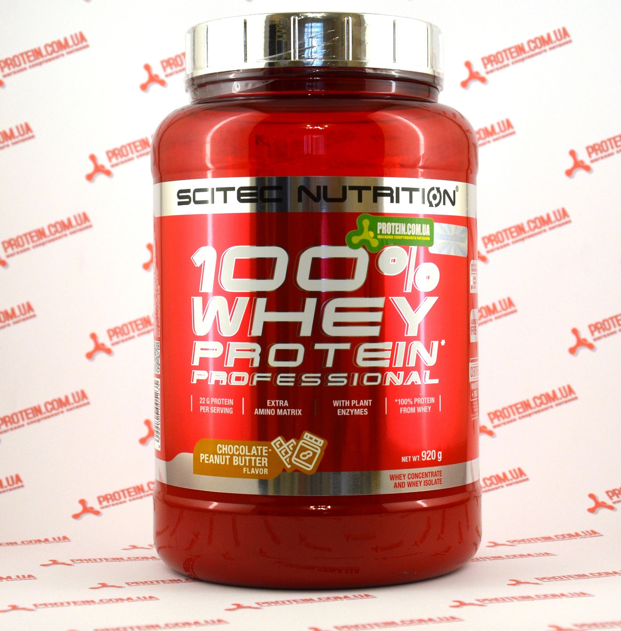 Протеин Scitec Nutrition 100% Whey Protein Professional 920 г chocolate ...