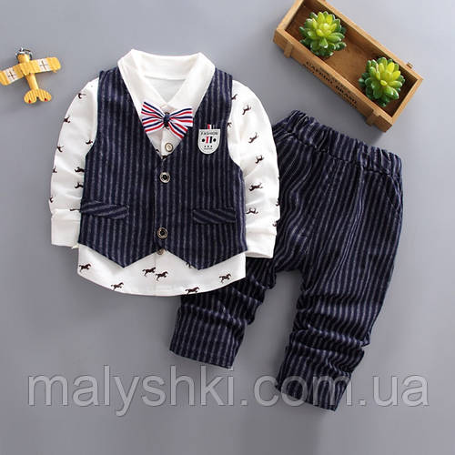 Купить Костюм для мальчика с жилеткой размер 98., цена 750 ₴ — Prom.ua ...