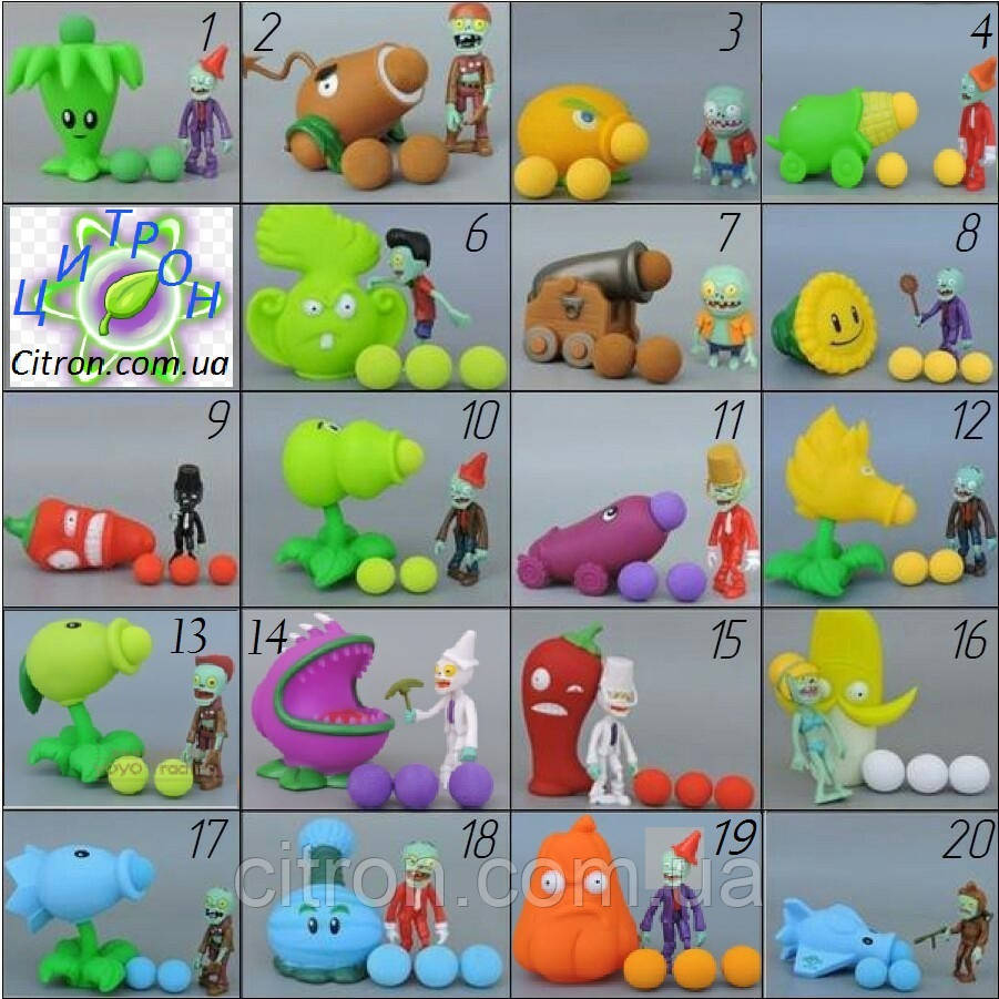 Игрушка Растения против зомби Огненный горохострел Plants vs zombies ...