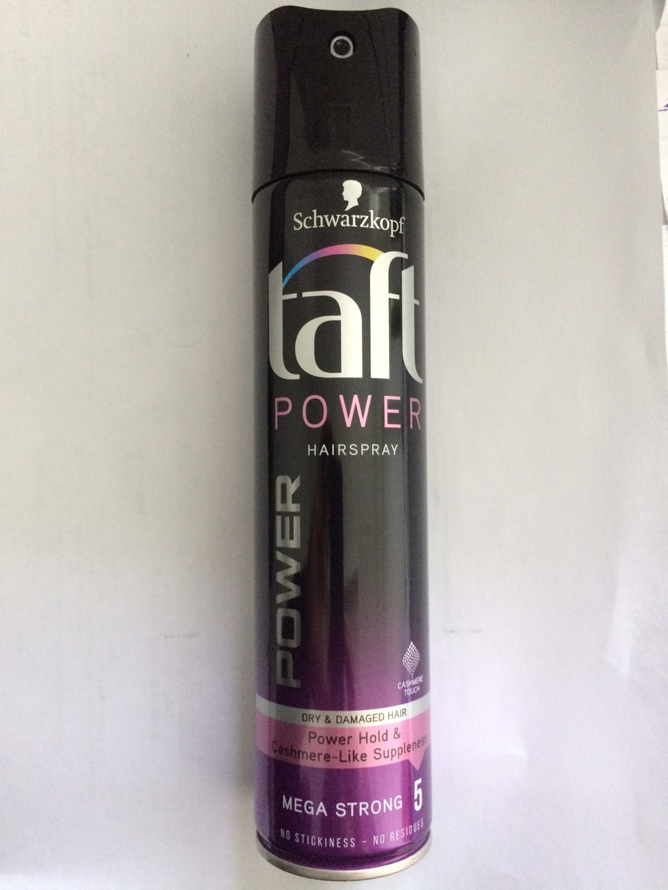 Лак для укладки волос Taft Power (Тафт Нежность кашемира черный) 250 мл ...