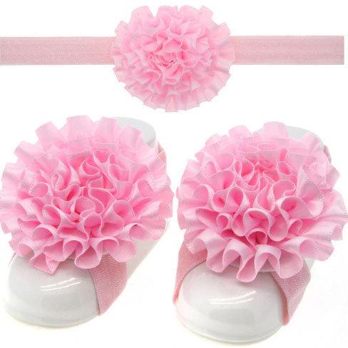 Купить Повязки на голову и на ножки для девочки до года, цена 119 ...