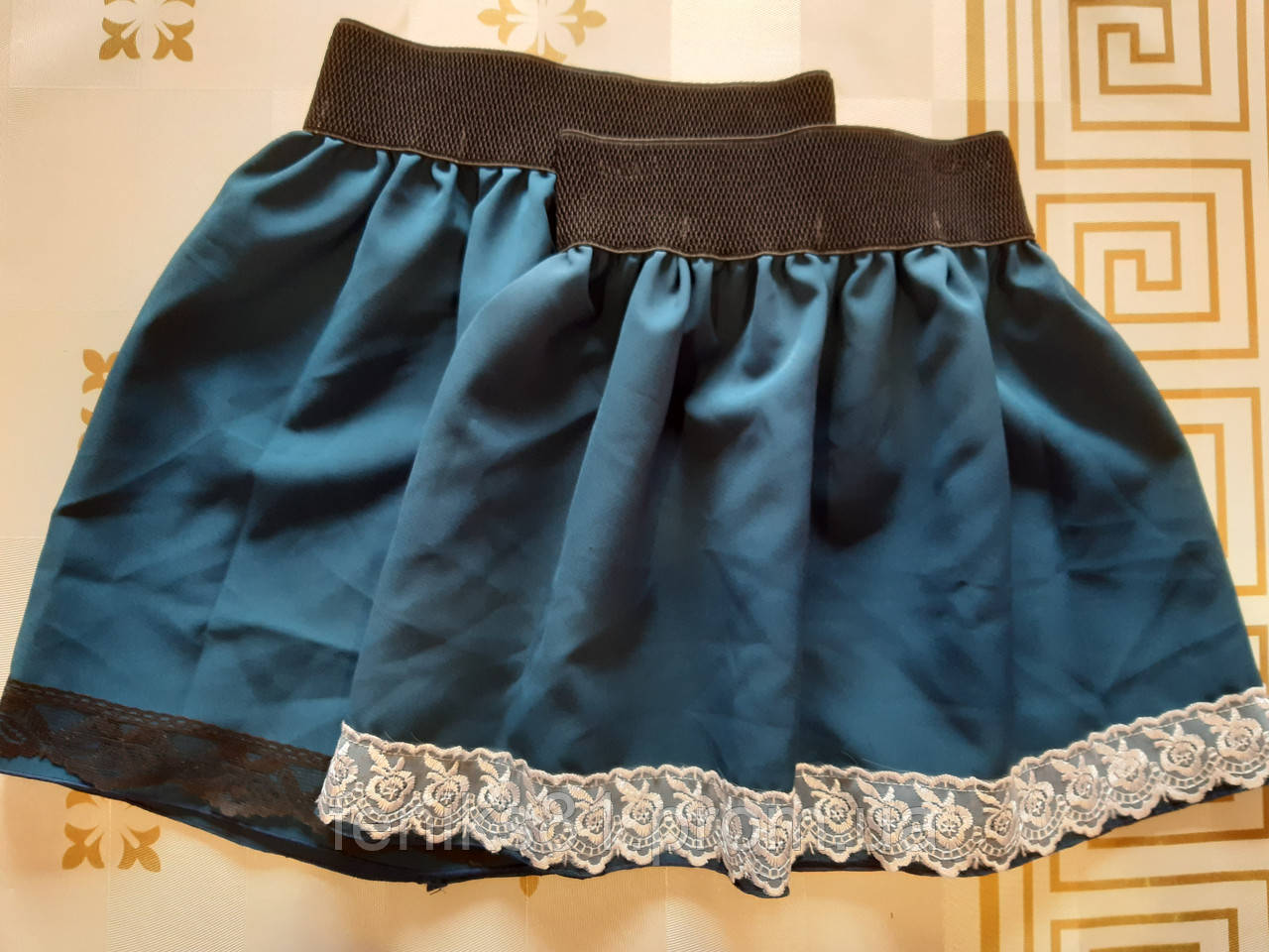 Школьная Юбка Цвета Морской Волны на Девочку 6-7, 7-8 Лет — Купить ...