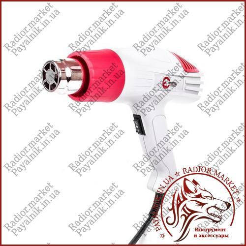 Фен технический 2000 Вт, 2 режима, 400-600 град., 300-500 л/мин INTERTOOL DT-2416, цена 490 грн ...