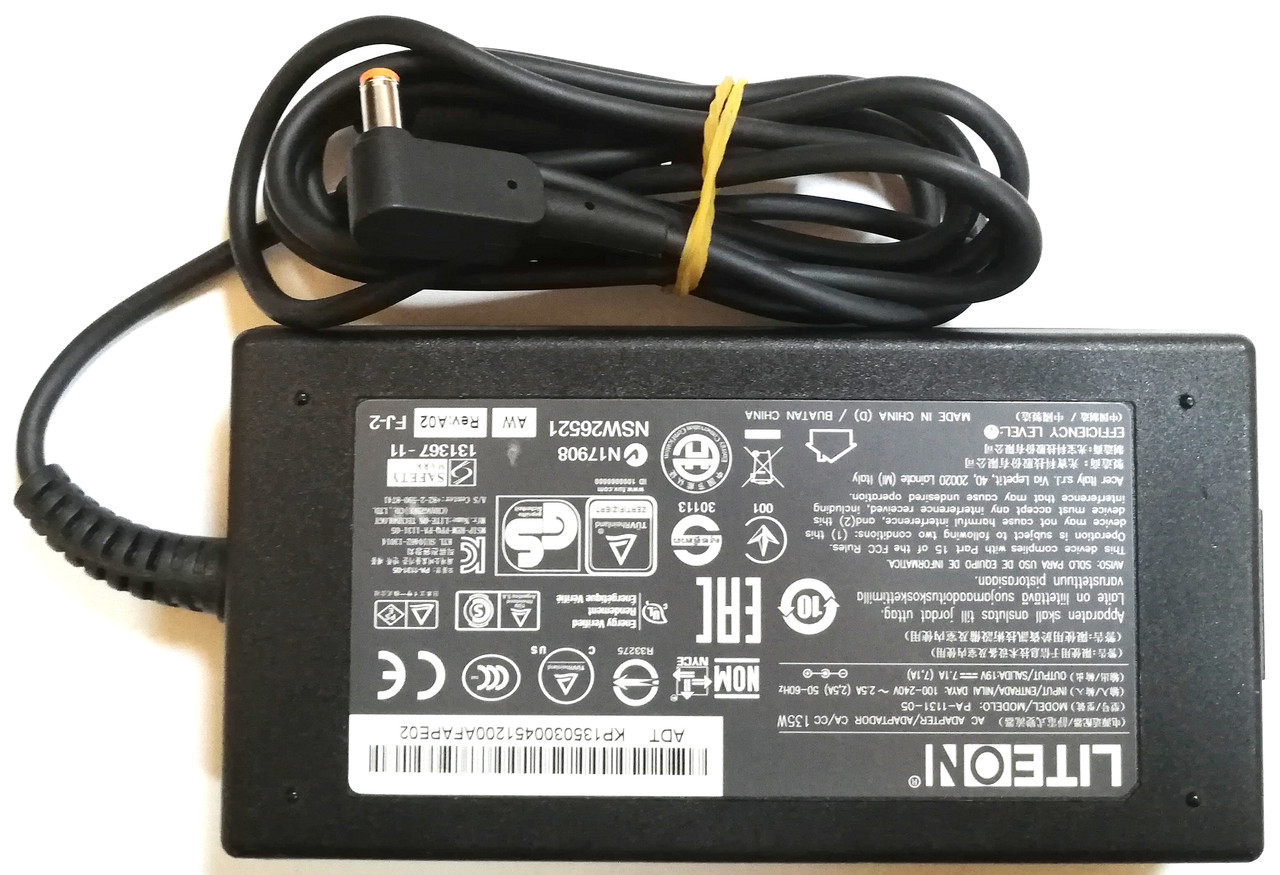 Блок питания Liteon 135W 19V 7.1A 131367-11 (PA-1131-05) 5.5x2.5мм Б/У ...