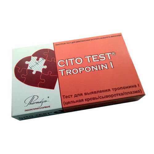Тест для виявлення Тропоніну в крові CITO TEST Troponin I (ID ...