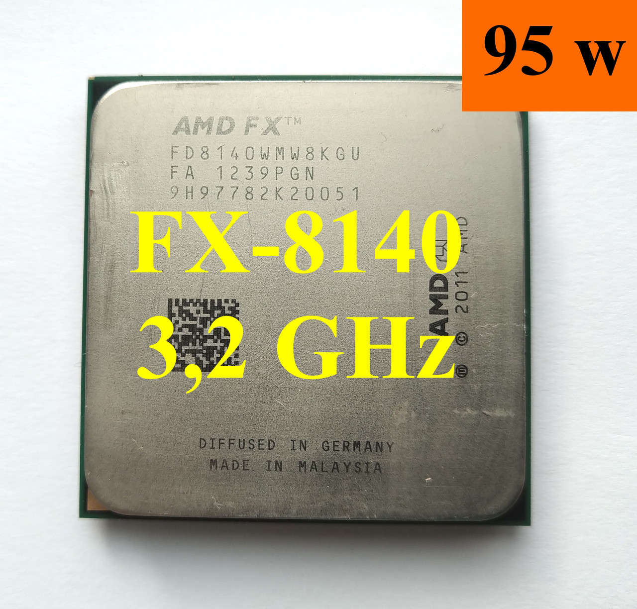 Процессор (б/у) AMD FX-8140, 3,2 ГГц, sAM3+, Tray FD8140WMW8KGU 8100 8120 8300 8320 8310 (ID ...