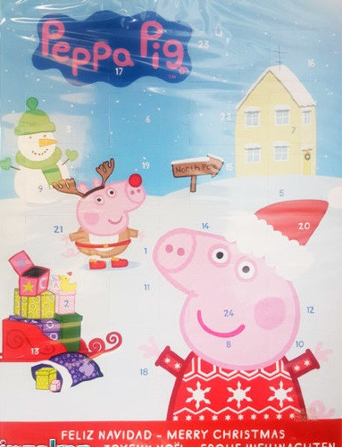 Купити Адвент календар шоколадний Свинка Пеппа Peppa Pig Nickelodeon 65 ...