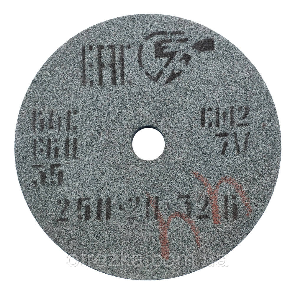Круг шлифовальный 250х20х32 мм. зеленый 64С F46-80 СТ-СМ (карбид ...