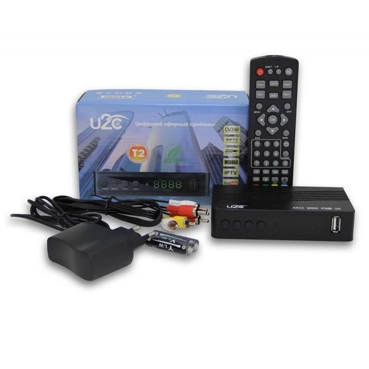 Цифровой ТВ Тюнер Т2 U2C Youtube, Megogo, Wi-Fi. — Купить Недорого на Bigl.ua (1076328643)