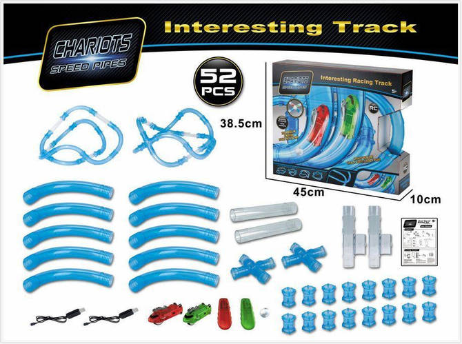 Chariots Speed Pipes (Автотрек в трубе) (52 дет), цена 890.81 грн ...