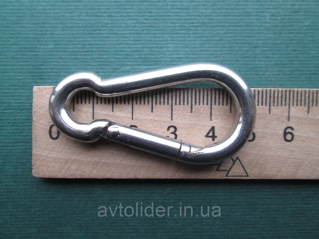 Карабин пожарный, нержавеющая сталь А4 (AISI 316) 5х50 мм: продажа ...