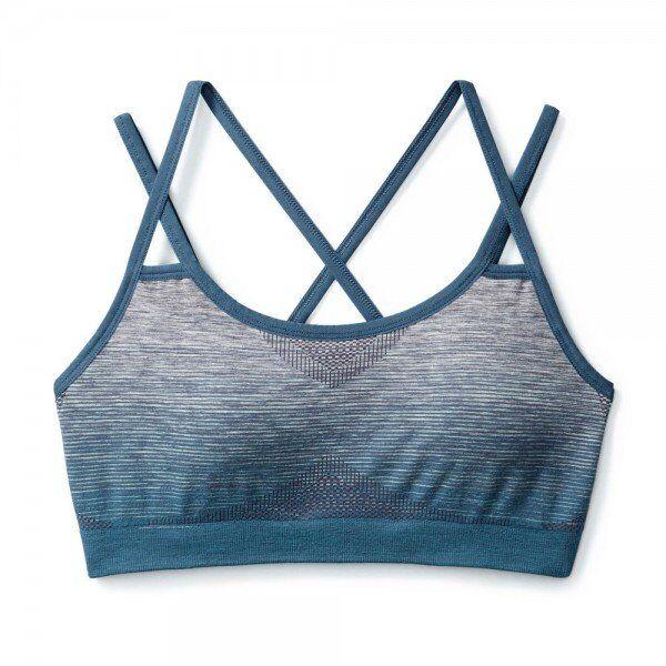 Бра Smart Wool Wm s PhD Seamless Strappy Bra Blue Steel XL (1033-SW ...