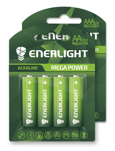 Купити Батарейка Enerlight Mega Power AA 4 шт (90060104), ціна 10.50 ...