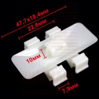 Крепление молдингов двери Mercedes W202, W203, W210, W211, W220, Vito ...