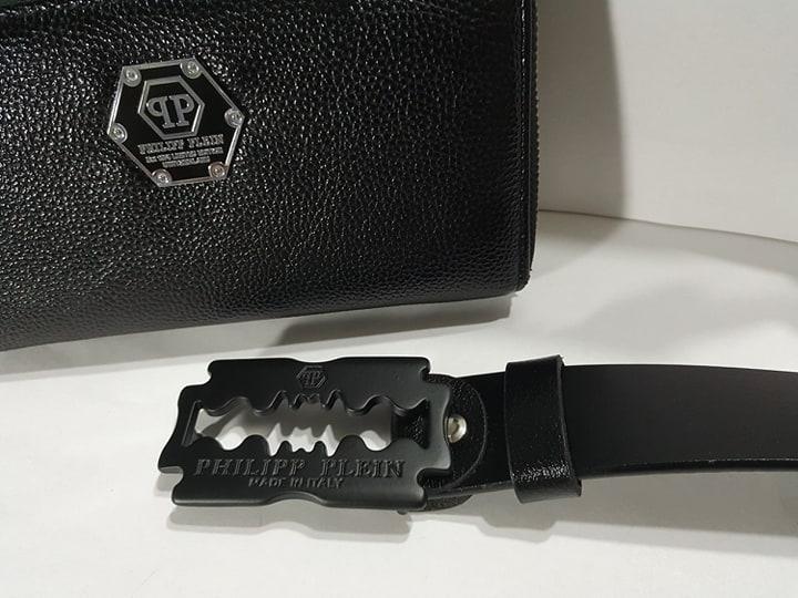 Ремінь шкіряний у стилі Philipp Plein Філіп Плейн лезо , унісекс, ціна ...