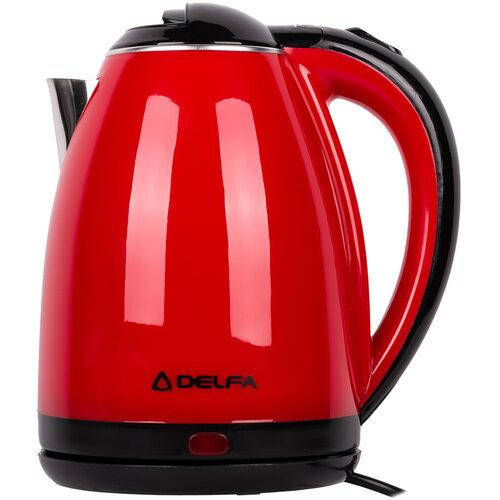 Купити Електрочайник DELFA DK-3500X Red, ціна 285 ₴ - Prom.ua (ID# 1083542512)