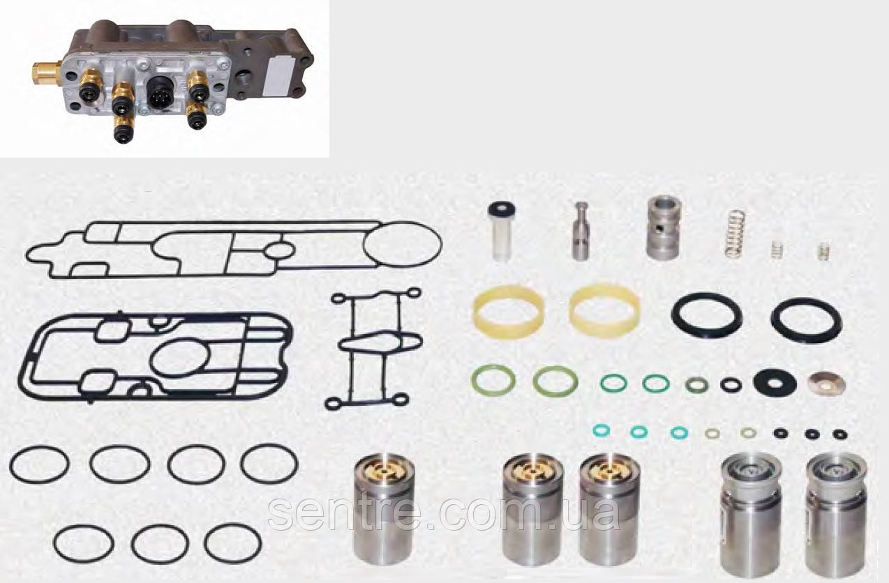 Ремкомплект блока клапанів, повний, КПП ZF 16S151/181/221 0501219311 ...