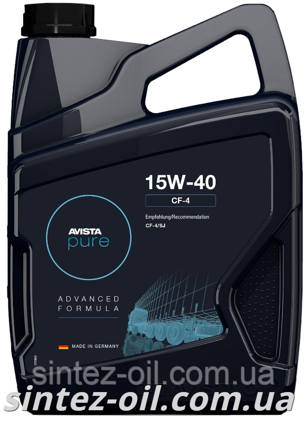 Купити AVISTA pure CF-4 SAE 15W-40 (5л) Моторне масло, ціна 869 грн ...