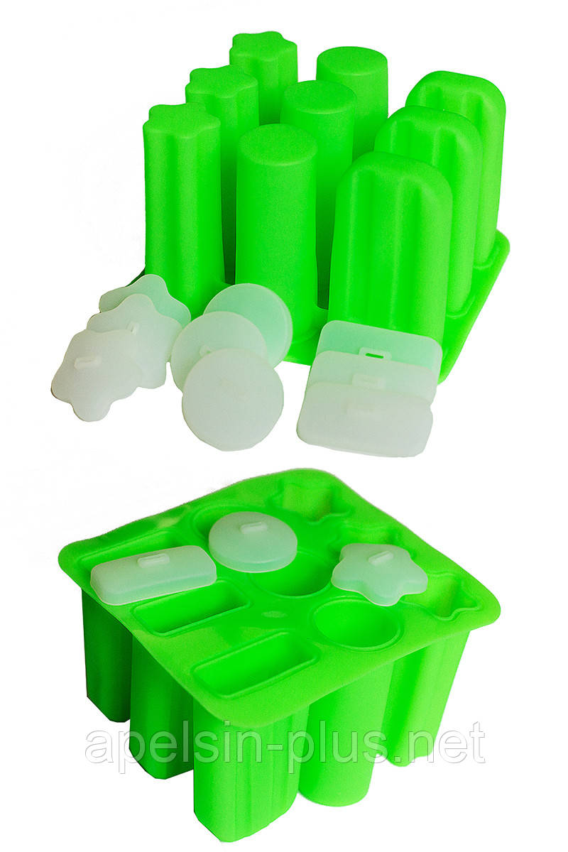 ᐈ Купить силиконовая форма для мороженого ассорти на 9 ячеек с крышками ...