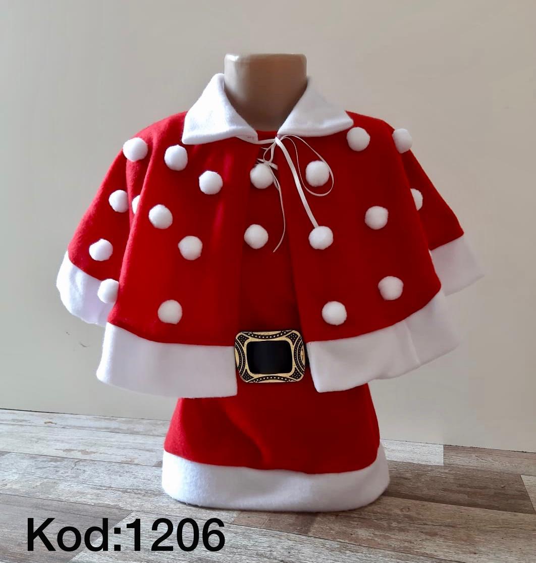 Новогодние детские костюмы Мисс Санта размеры 62-74 (ID#1085228117 ...