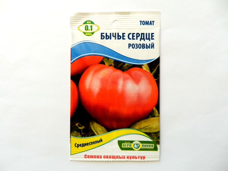 Томат БЫЧЬЕ СЕРДЦЕ РОЗОВЫЙ 0,1г: продажа, цена в Запорожской области ...