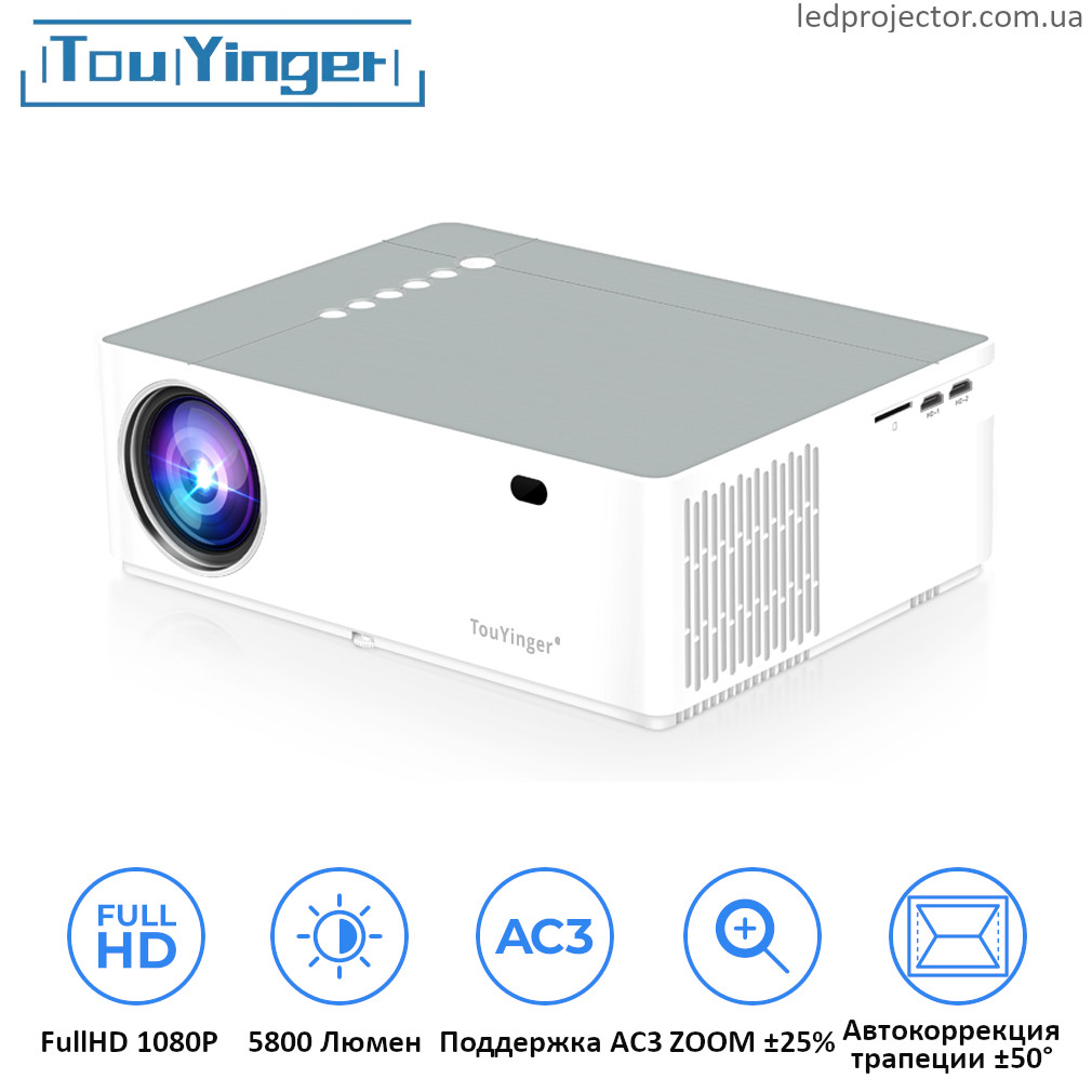 Full HD LED проектор TouYinger M19 (basic version) (ID#1086260274), цена: 6699 ₴, купить на Prom.ua