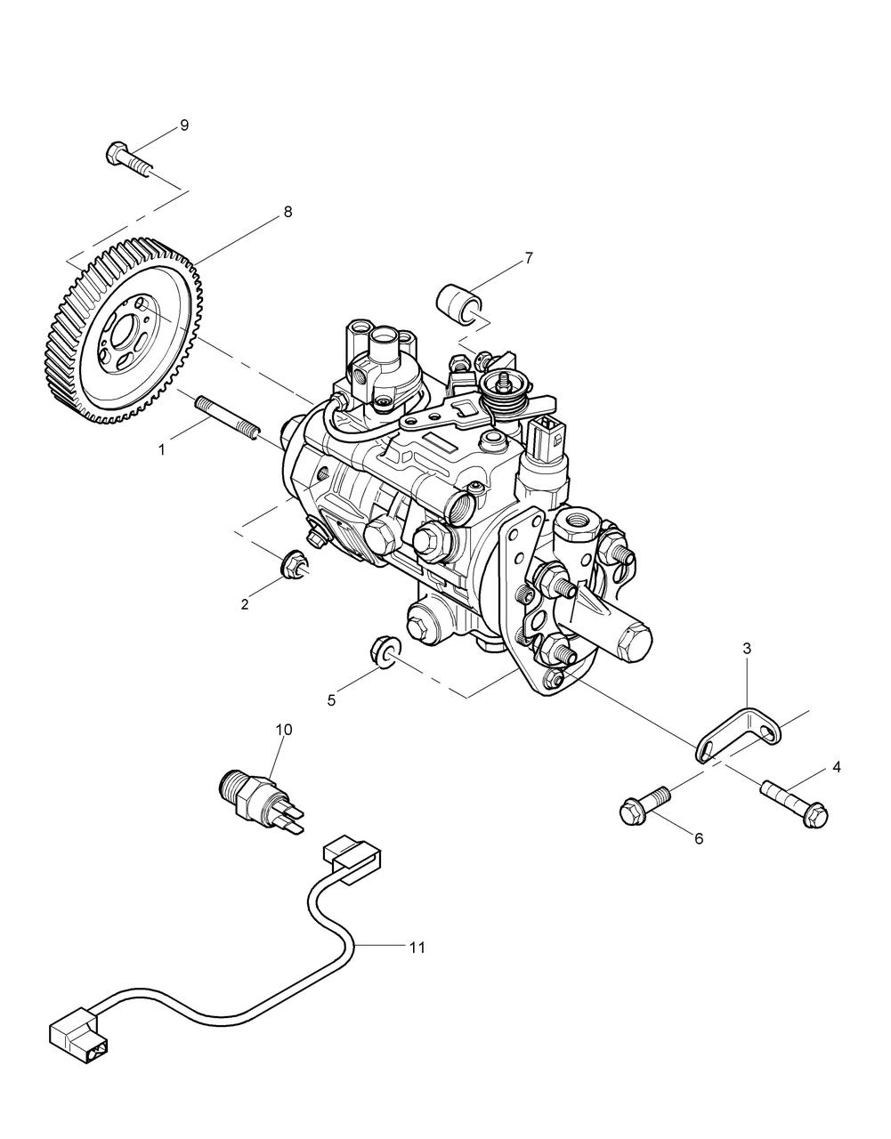 Шестерня ТНВД Perkins 1004 (Б/У), цена 2950 грн - Prom.ua (ID#1086447993)