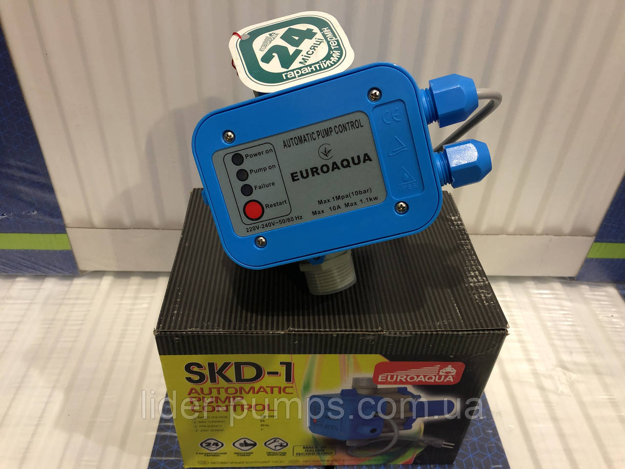 Автоматика пресс-контроль для насосов с защитой от сухого хода EUROAQUA SKD 1 (ID#900273347 ...
