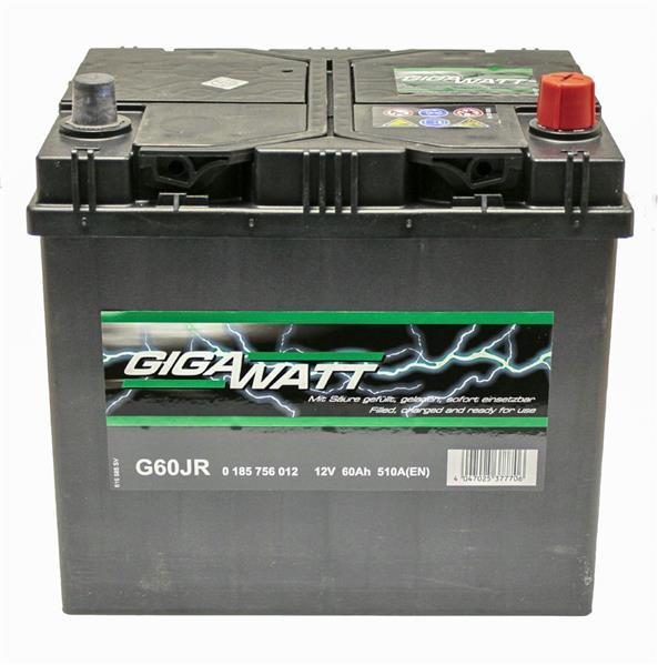 АКБ 12V 60 А/ч 510A, П+, Азия 232*173*225 GIGAWATT 0185756012 (ID ...