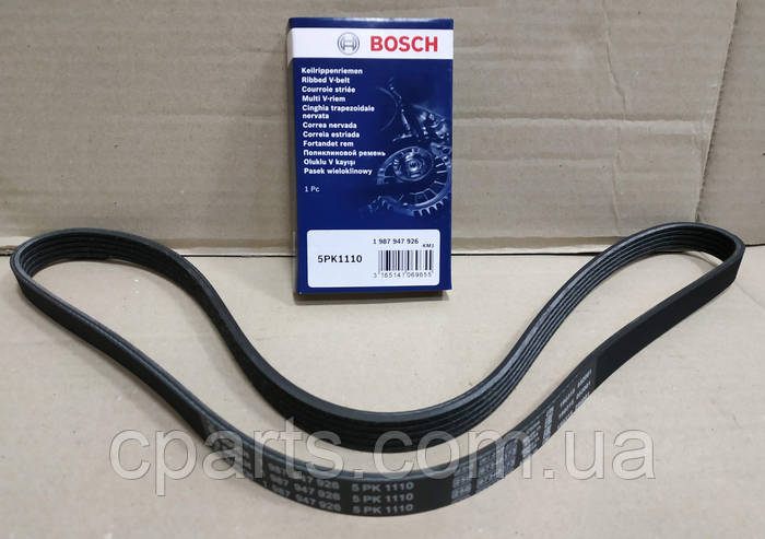 Ремень генератора Renault Symbol/Clio 2 с ГУР без АС (Bosch 1987947926 ...