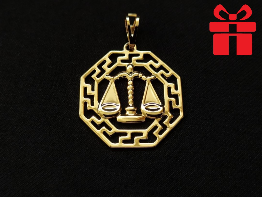Кулон Знак Зодиака "Весы". Позолота 18 К Xuping, Медицинское Золото ...