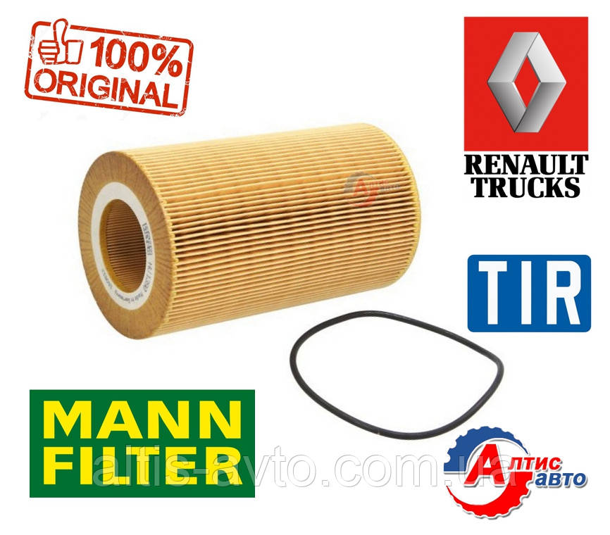 Масляный Фильтр Рено Премиум DXi 05.06- Вставка Мидлум RVI HU1390X ...