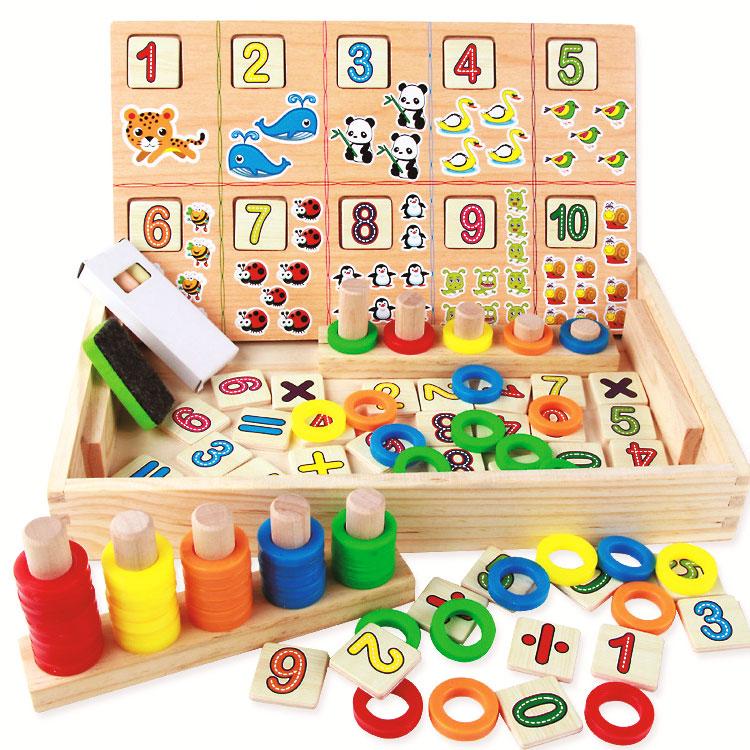 Заказать Деревянная игрушка Многофункциональный набор «Математика ...