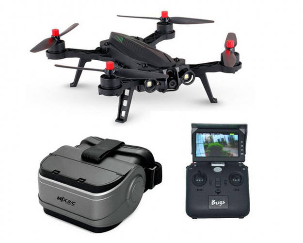 Купить Квадрокоптер MJX Bugs 6 B6FD с камерой/монитором/FPV шлемом (Bugs6), цена 5990 ₴ — Prom ...