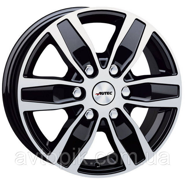 (1) Литые диски Autec Quantro R16 W6.5 PCD6x139.7 ET56 DIA92.4 (black ...