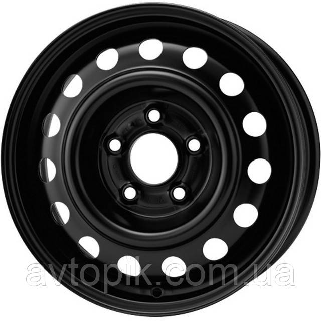 (1) Сталеві диски Steel ДК R15 W6 PCD5x114.3 ET45 DIA67.1 (black) до ...