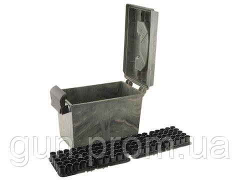 Коробка MTM Shotshell Dry Box на 100 патронов кал. 12/76. Цвет камуфляж ...