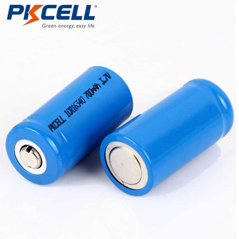 Аккумулятор CR123A, CR123, LR123A, 16340 PKCELL 700 mAh (цена за 1 ...