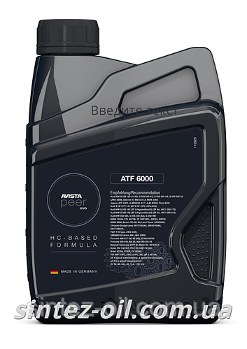 AVISTA peer EVO ATF 6000 (1л) Трансмісійне масло, ціна 291 грн — Prom ...