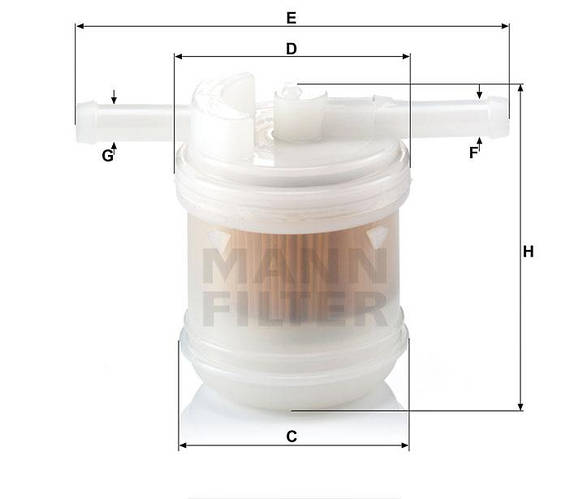 Фильтр топливный MANN WK42/14 для Honda 35-90 HP (ID#1092675246 ...