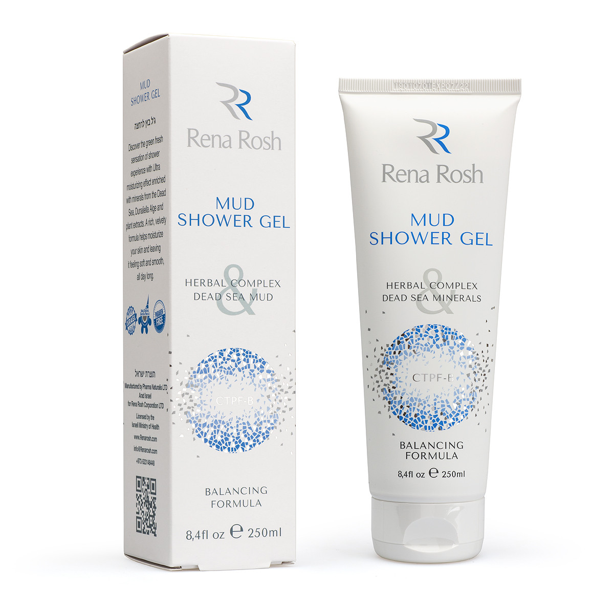 Грязевой гель для душа Rena Rosh Mud Shower Gel, 250 мл., Израиль ...