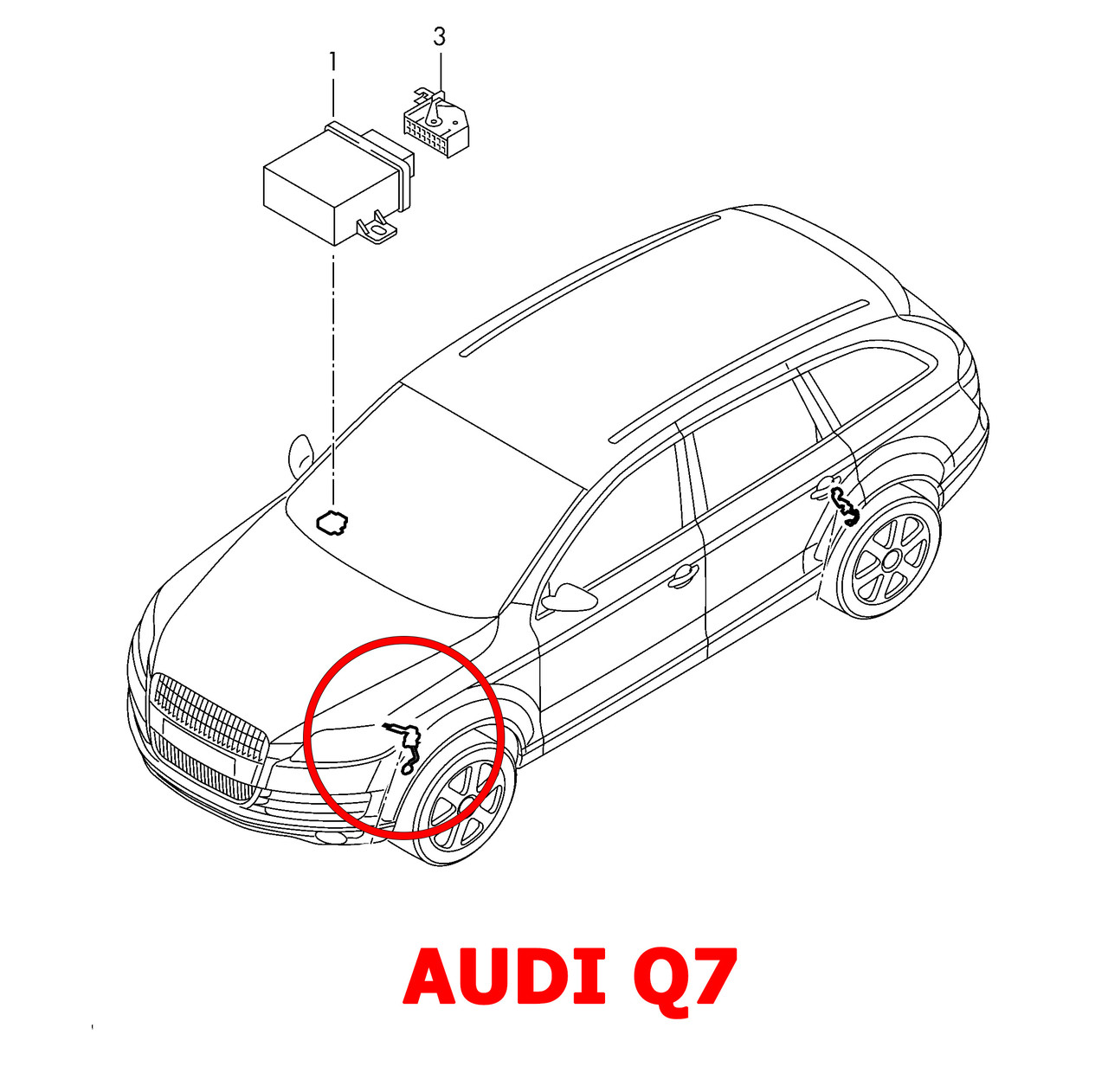 Купить Передняя тяга датчика положения кузова AUDI Q7 AFS sensor link ...