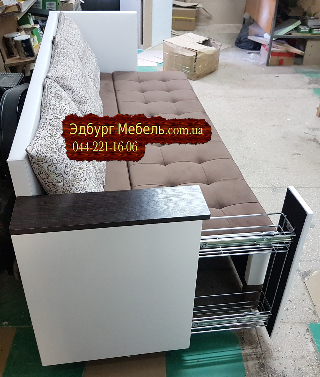 Диван для кухни со спальным местом и баром карго 1950х550: продажа ...