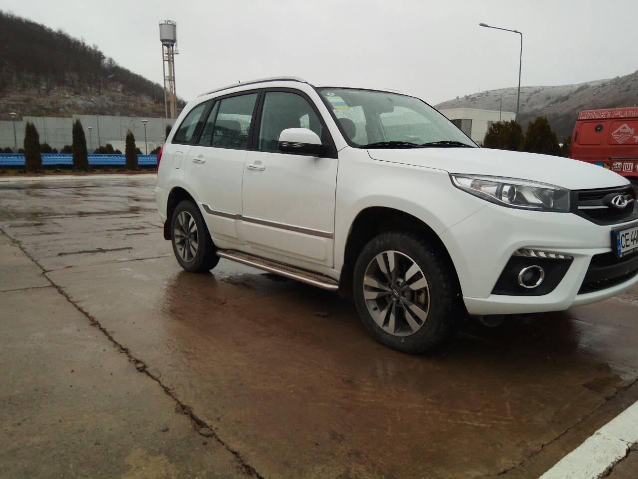 Chery Tiggo 3 (14+) Боковые Пороги Подножки Площадки на для Чери Тиго ...