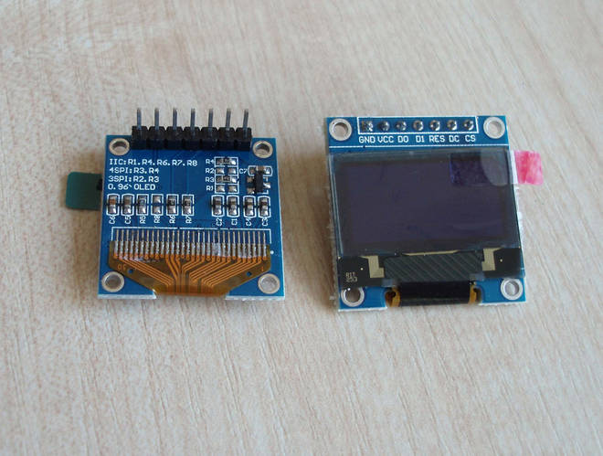 OLED дисплей модуль 0.96 7pin 128x64 (IIC I2C SSD1306 12864) модуль для Arduino, цена: 175 ...