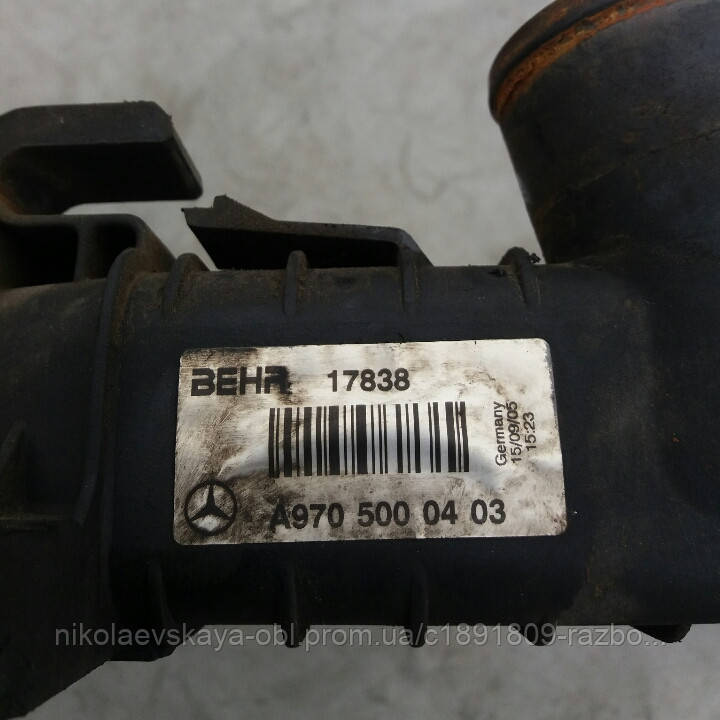 Купить Радиатор Mercedes-Benz Atego б/у ОРИГИНАЛ Behr Мерседес Атего ОМ ...