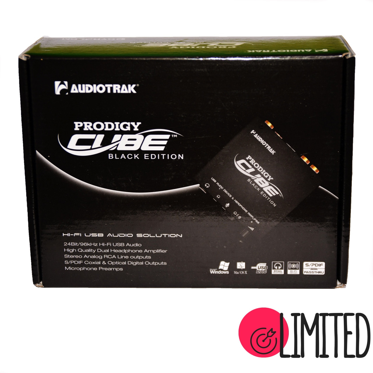 Купити Звукова карта Audiotrak Prodigy Cube Black Edition (ARTCUBEBLACK ...