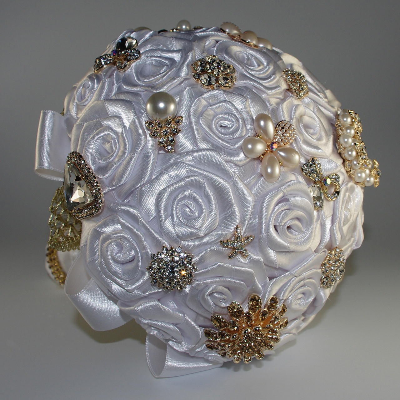 Купити Весільний брошка букет для нареченої, ціна 1200 ₴ - Prom.ua (ID ...