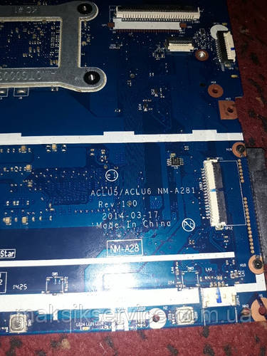Материнская плата Lenovo IdeaPad G50-45 ACLU5/ACLU6 NM-A281 REV:1.0 (A6-6310, DDR3, UMA), цена ...